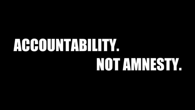 Accountability. NOT Amnesty. – Bearing Arms
