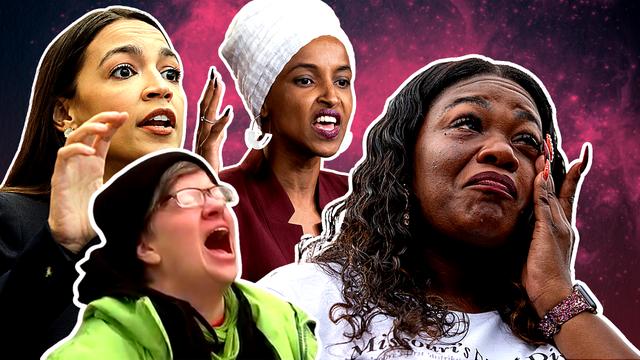 Progressive "Squad" Members Cry Hysterically Before GOP Removes Ilhan ...
