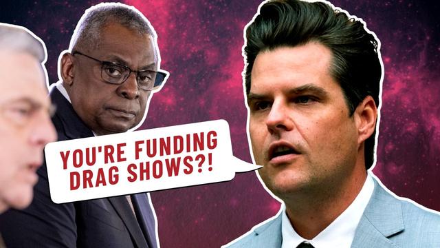 Matt Gaetz Confronts Biden's Highest Military Officials for Funding ...