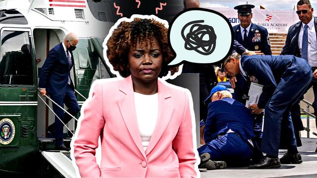 Karine Jean-Pierre's Whataboutism on Biden's Stumbles Raises Eyebrows ...