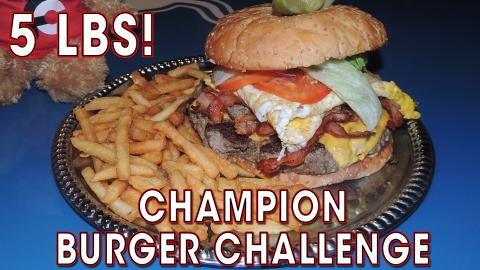 Massive Champion Cheeseburger Challenge in Michigan! - HideoutTV