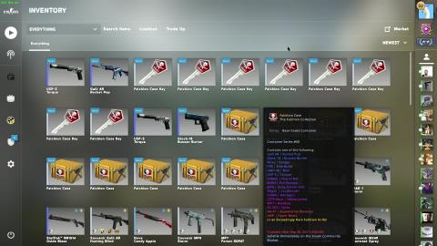 EPISODE 5/14 OPENING FALCHION CASES CSGO! 1 minute video! - HideoutTV