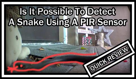 Is It Possible To Detect A Snake Using A PIR Sensor (e.g. With A ...